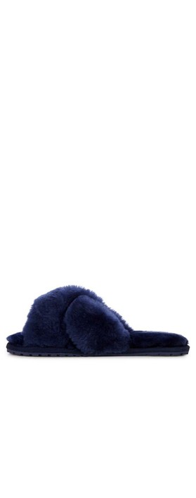 EMU Australia Mayberry Midnight Sheepskin Slider Slipper in Midnight