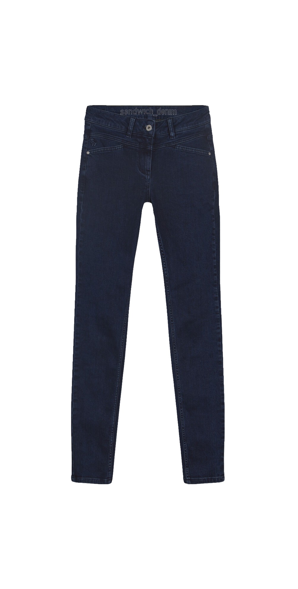 Sandwich Clothing Slim Fit Dark Denim Jean in Dark Blue Denim