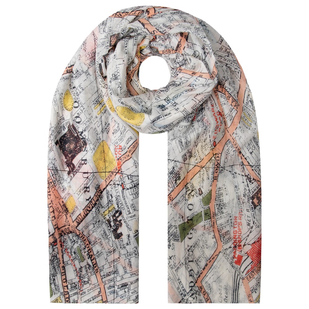 One Hundred Stars Scarf London Maps in London