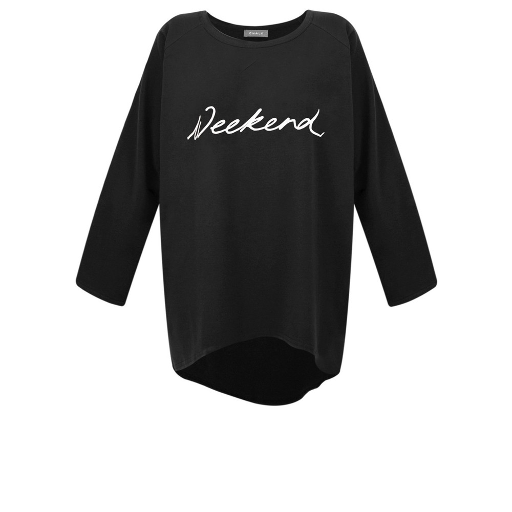 Chalk Robyn Weekend Top in Black / White