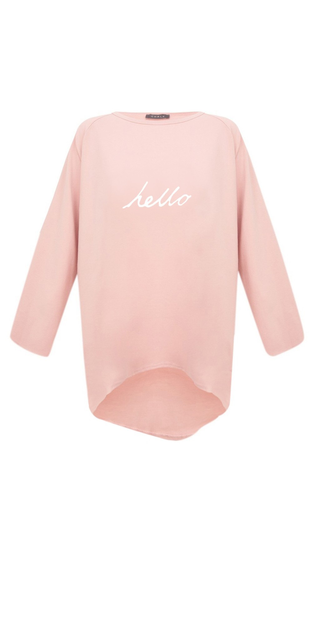 Chalk Robyn Hello Top in Pink / White