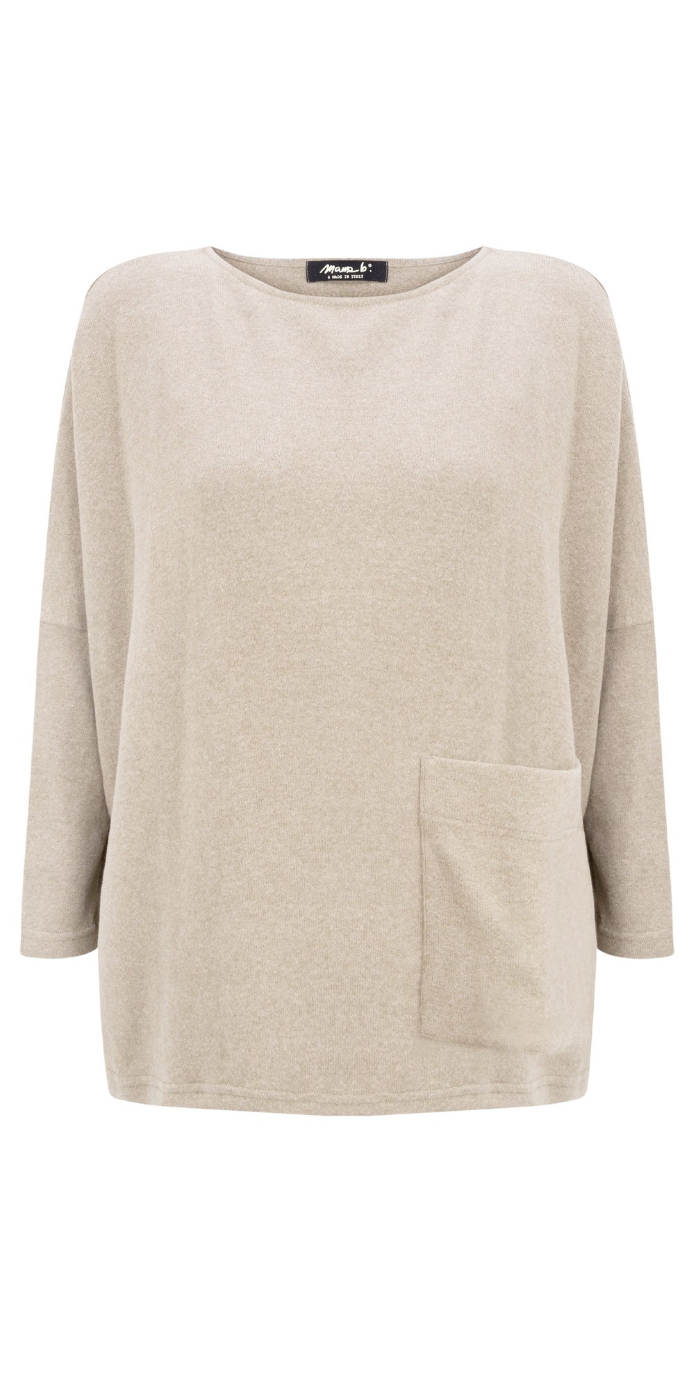 Mama B Choux Plain Fleece Jumper in Lievito