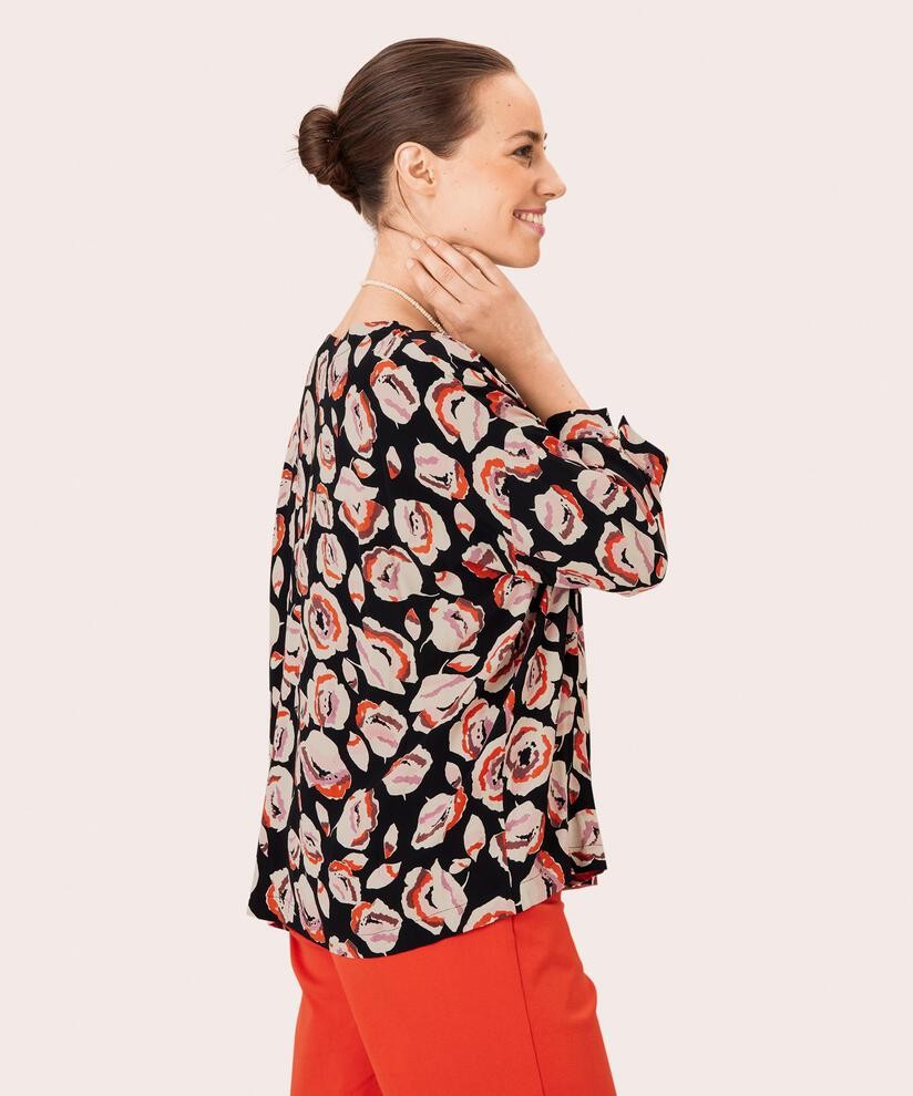 Masai Clothing Becca Danish Rose Top in Red Clay