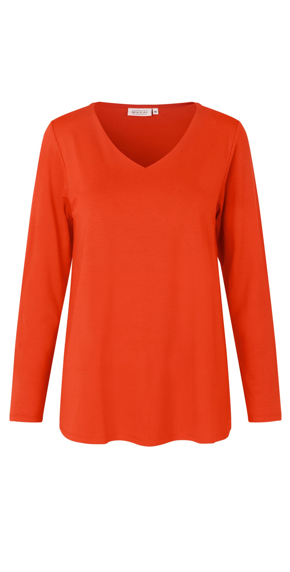 Masai Clothing Digla Red Clay Jersey Top in Red Clay