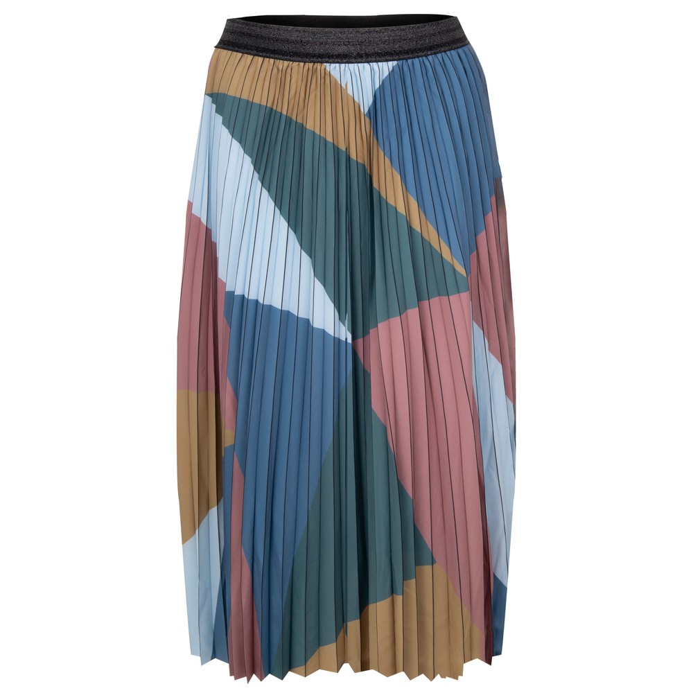 Foil Pretty Polly Skirt in Geo