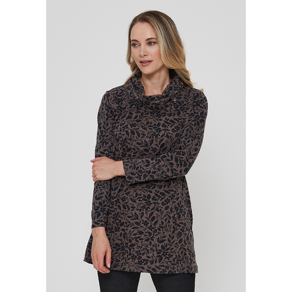 Adini Winter Blossom Print Ryleigh Tunic in Multi