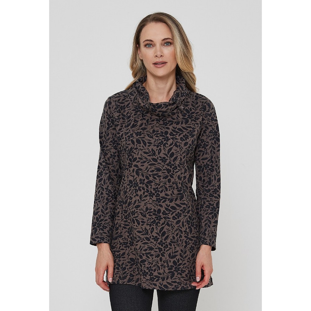 Adini Winter Blossom Print Ryleigh Tunic in Multi