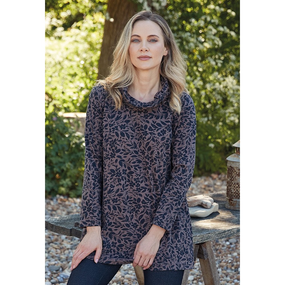 Adini Winter Blossom Print Ryleigh Tunic in Multi