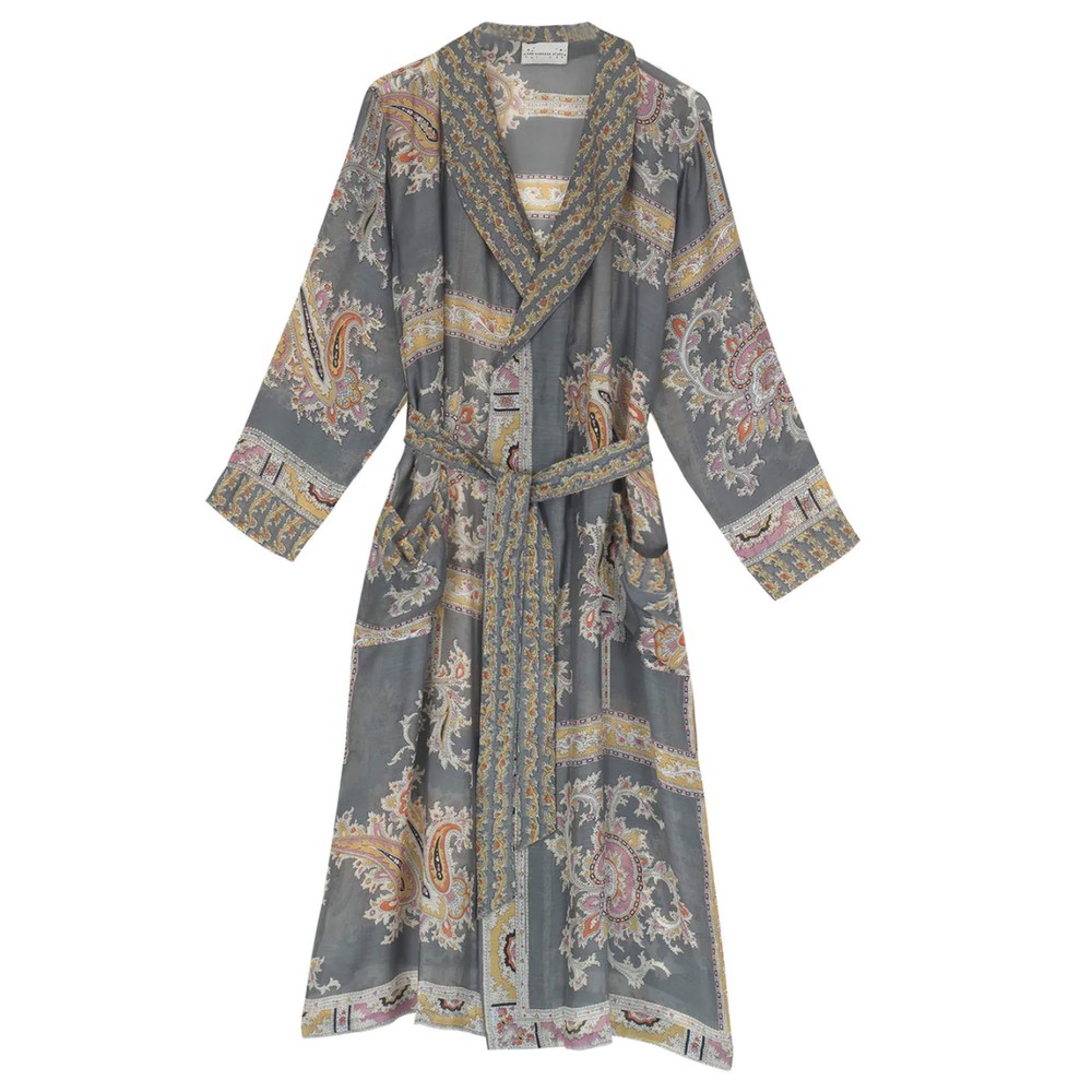 One Hundred Stars Gown Handkerchief Grey in Handkerchief Grey