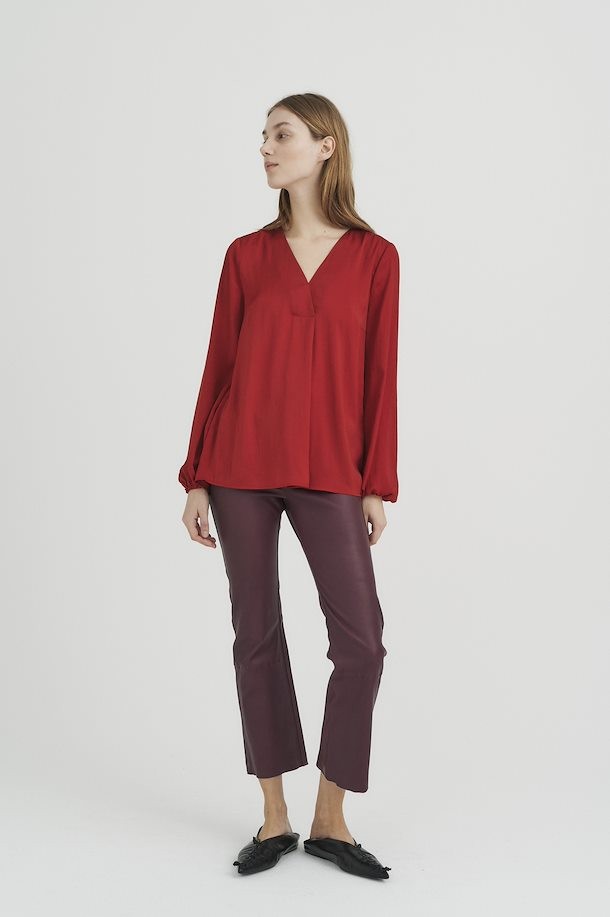 InWear Rinda Blouse in True Red