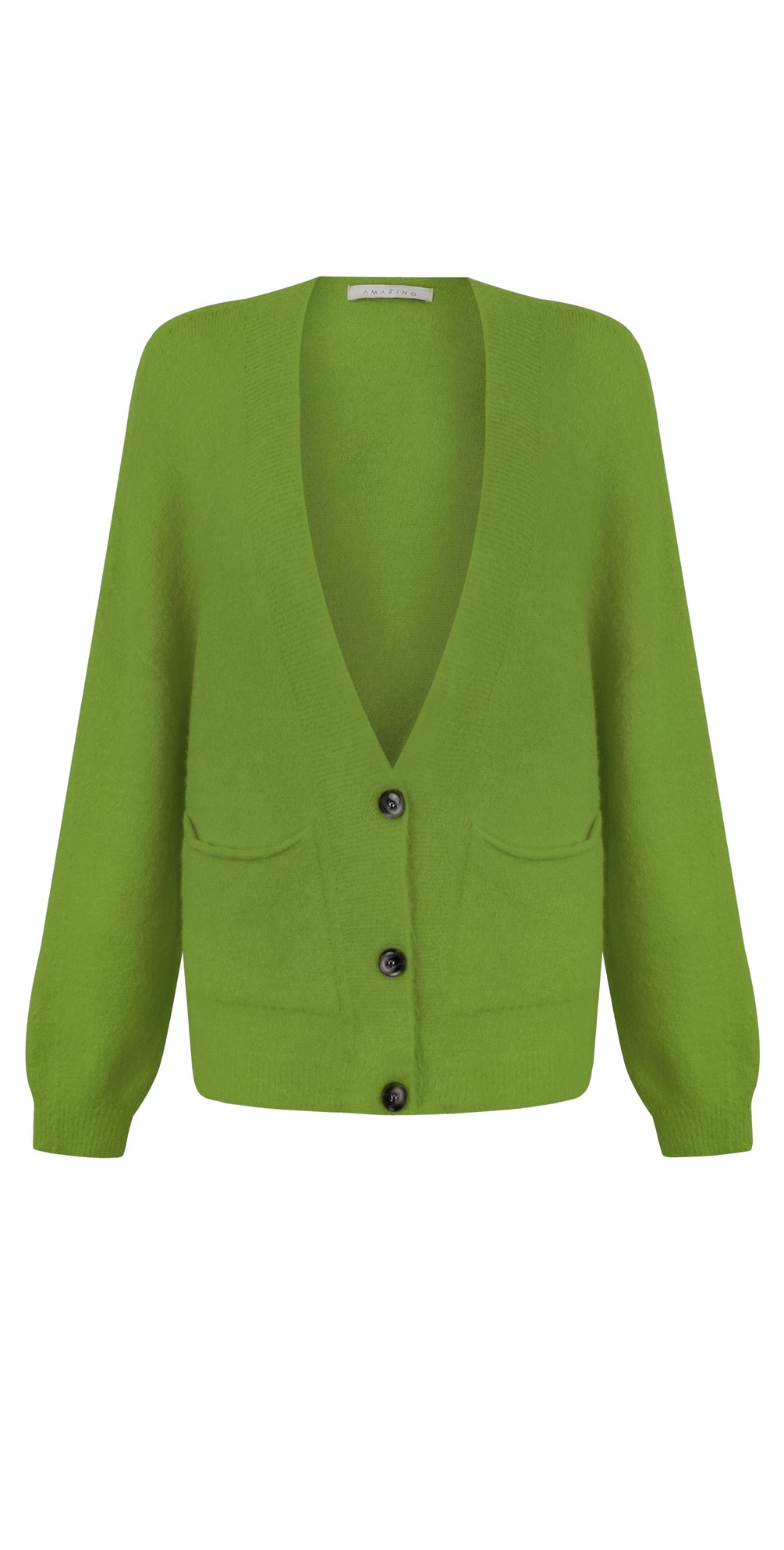 Amazing Woman Cardy Oversized Cosy Cardigan in Mojito Green