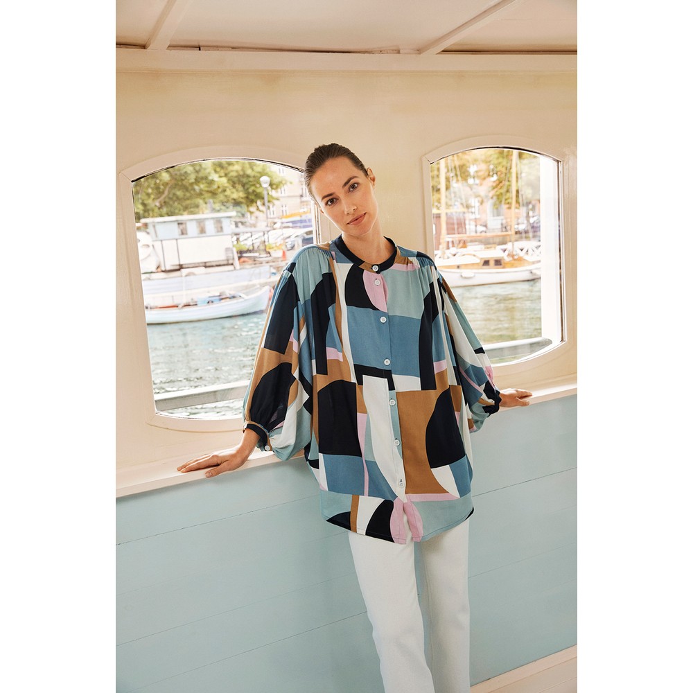 Masai Clothing Ilisa Shirt in Goblin Blue