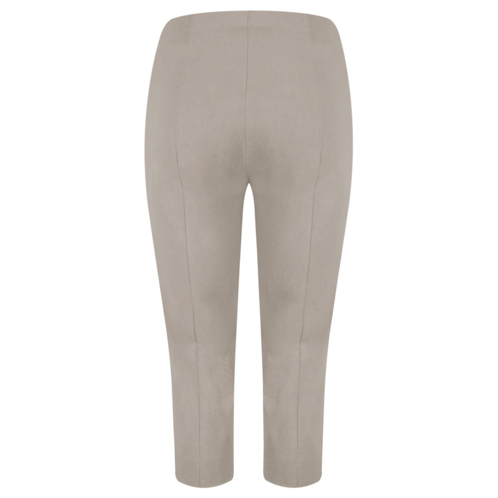 Robell Marie 07 Light Taupe Cropped Trouser in Light Taupe 13