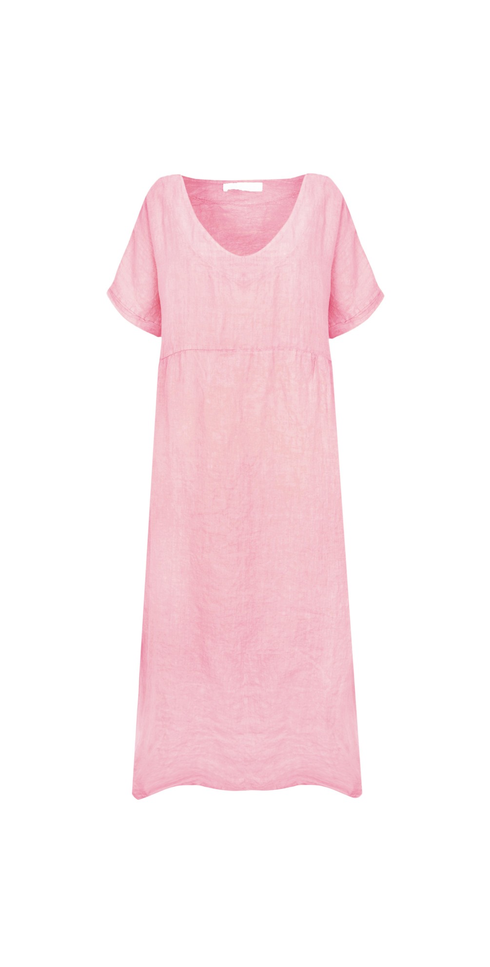 Amazing Woman Tesa Rose Maxi Linen Dress in Rose