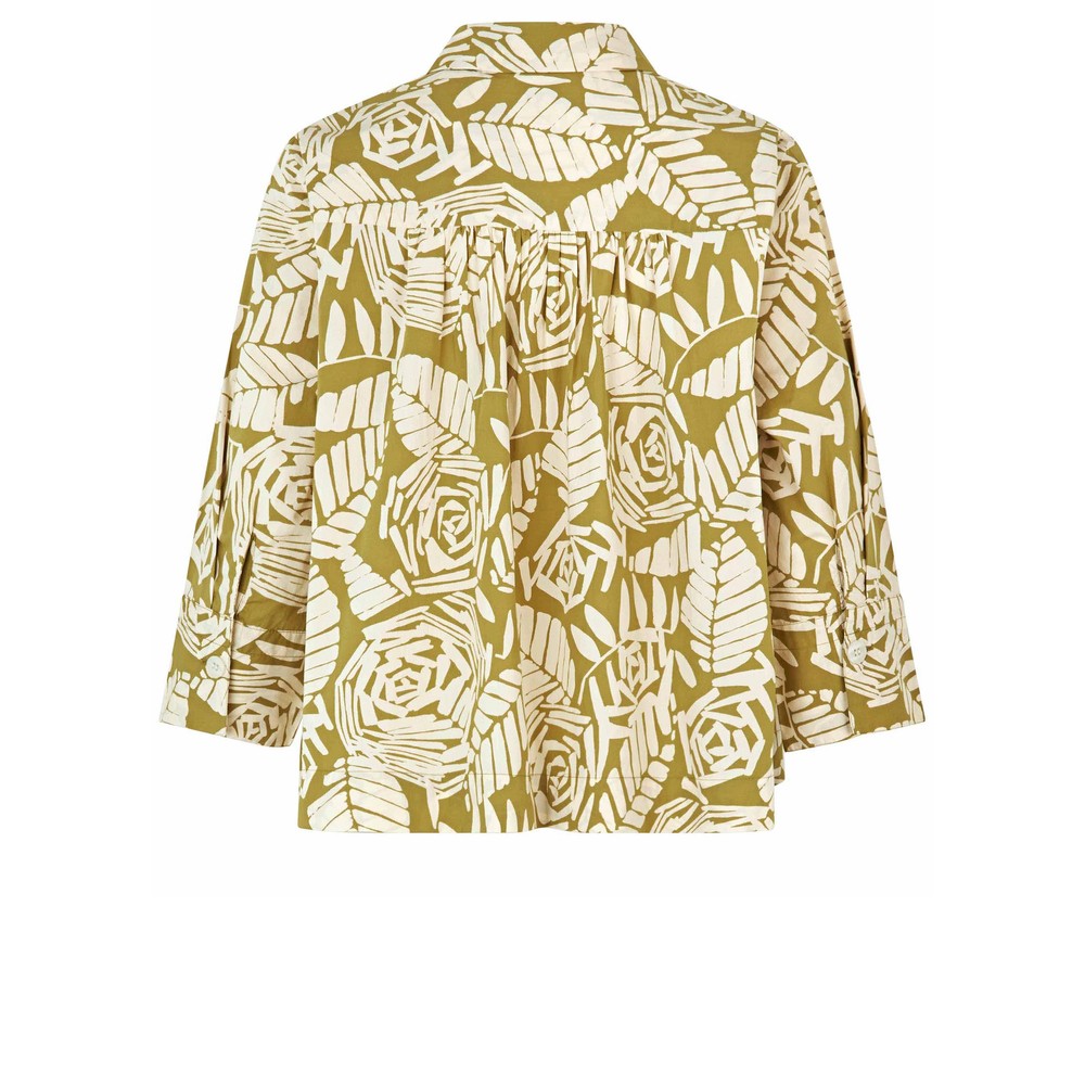 Masai Clothing MaIdakai Floral Print Willow Poplin Shirt in Willow