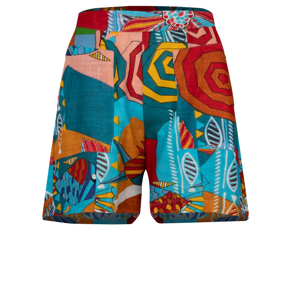 Orientique Oia Shorts in Multi Bright