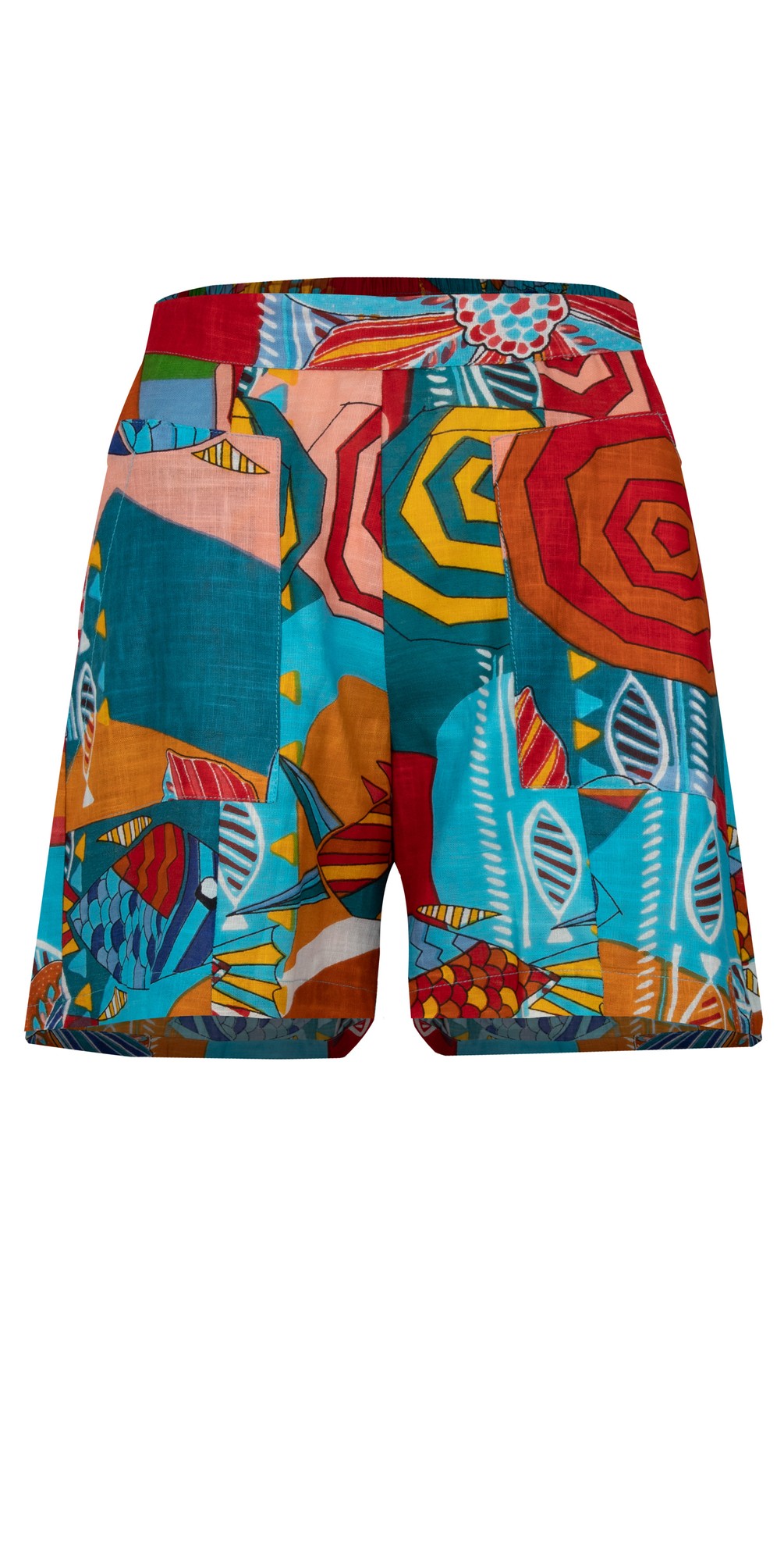 Orientique Oia Shorts in Multi Bright