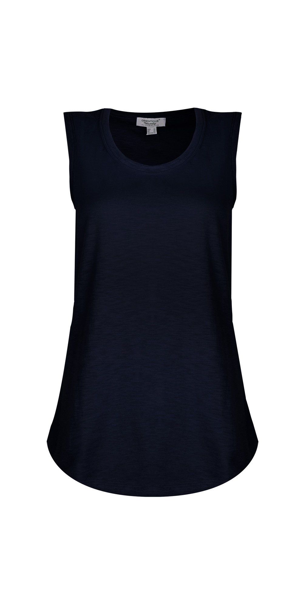 Orientique Certified Organic Navy Essentials Vest in Navy