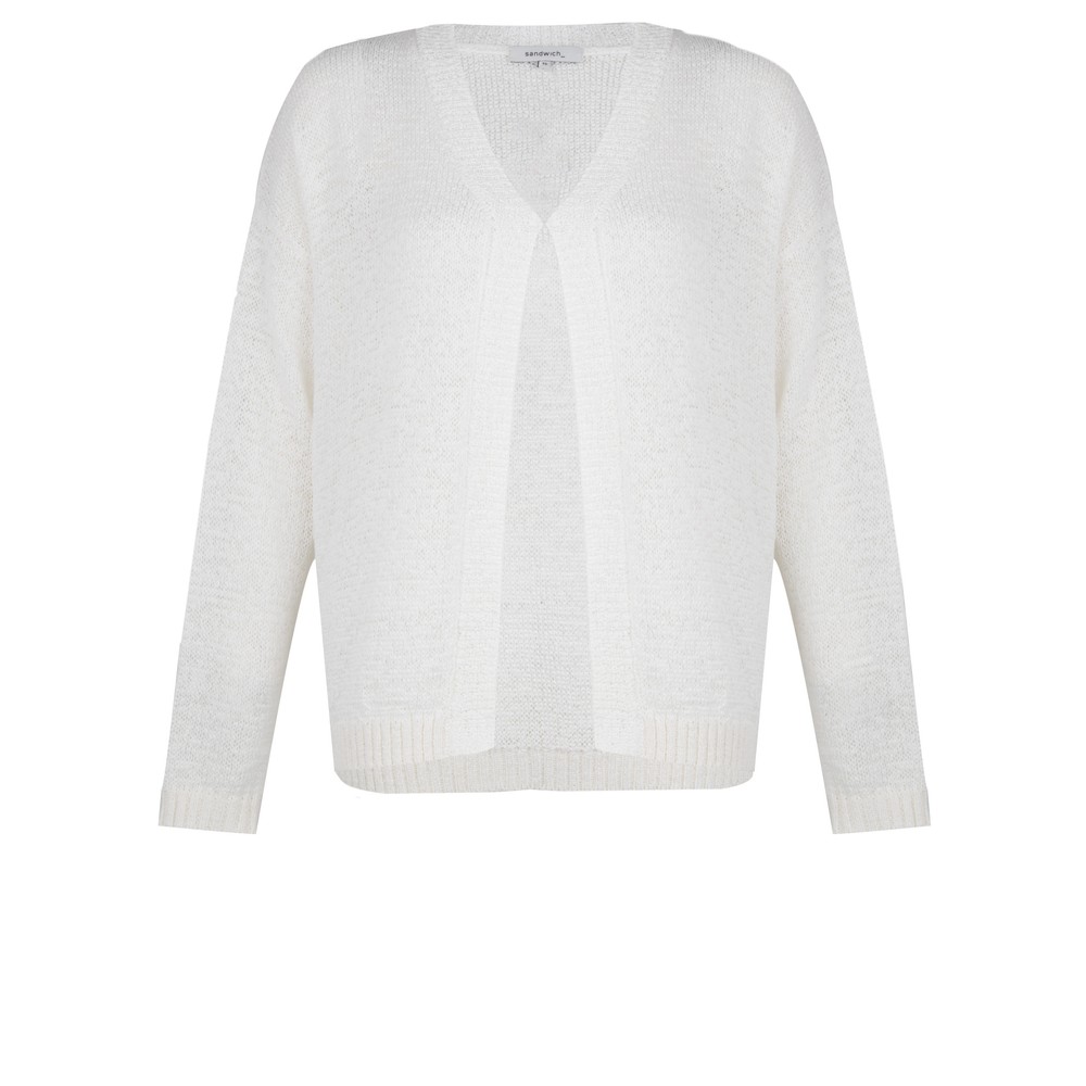 Sandwich Clothing Sugar Swizzle Single Hook Cardigan in Sugar Swizzle