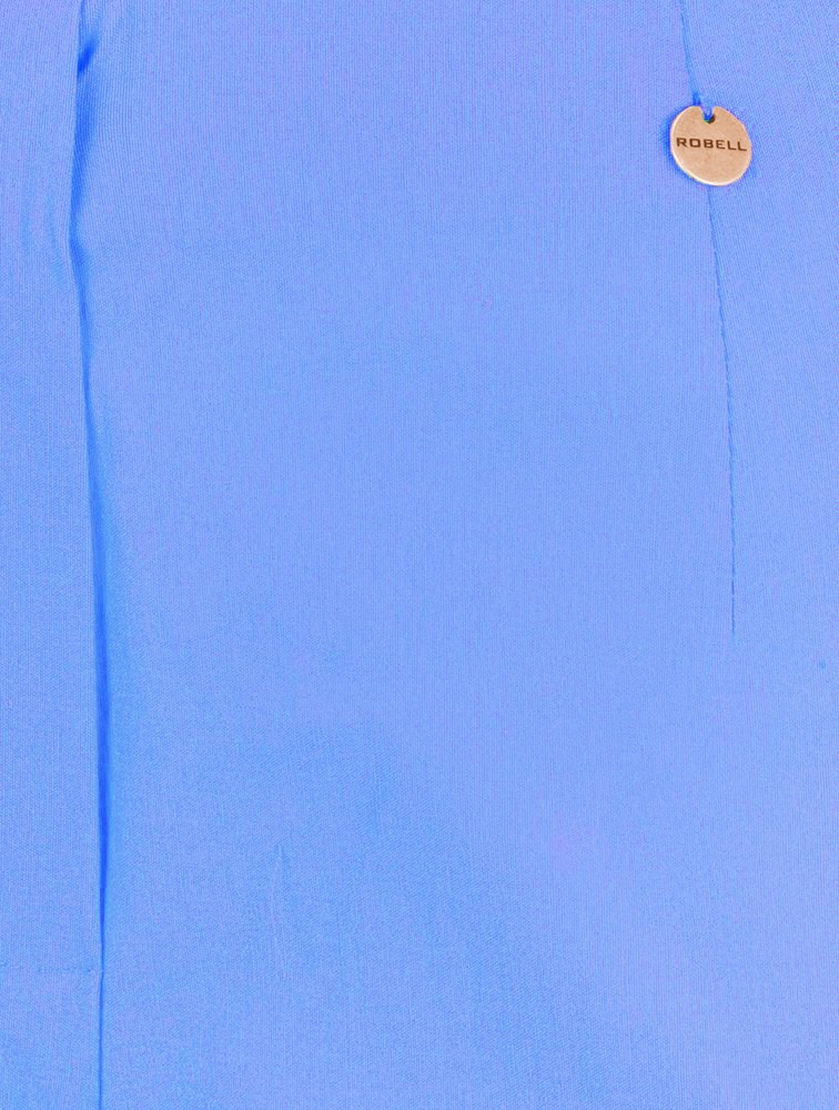 Robell Marie 07 Azure Blue Cropped Trouser in Azure Blue 600