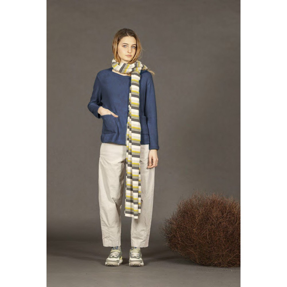 Mama B Colla M Laguna Plain Fleece Jumper in Laguna