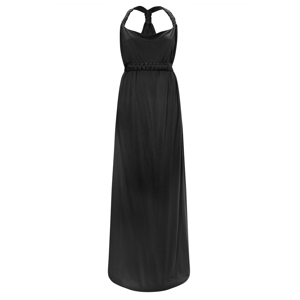 French Connection Faith Maxi Dress in Black