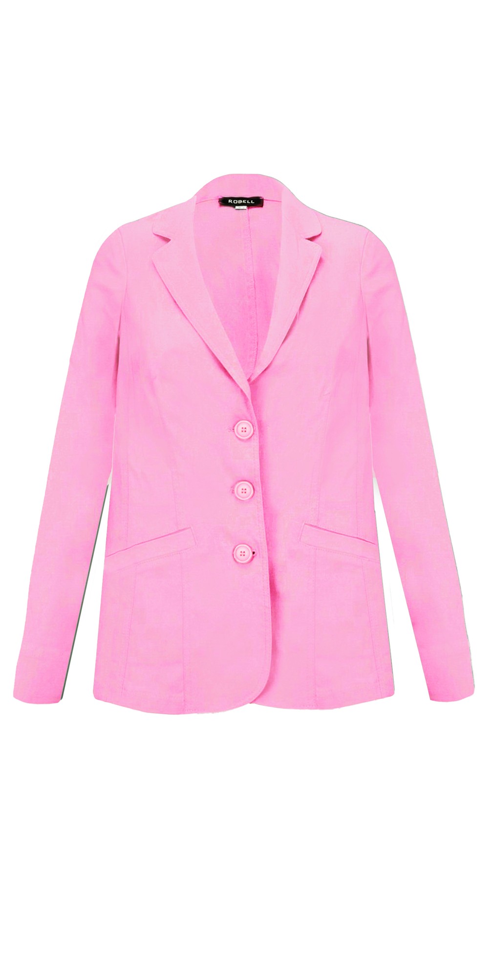 Robell Emilia Fitted Jacket in Rose Pink 420