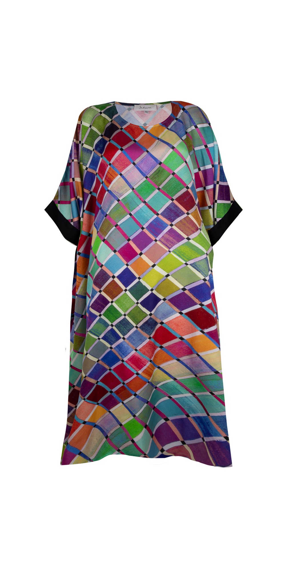 Sahara Stained Glass Printed Dress in Multi