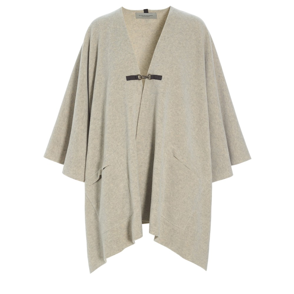 Henriette Steffensen Sand Loose Fleece Throwover in Sand