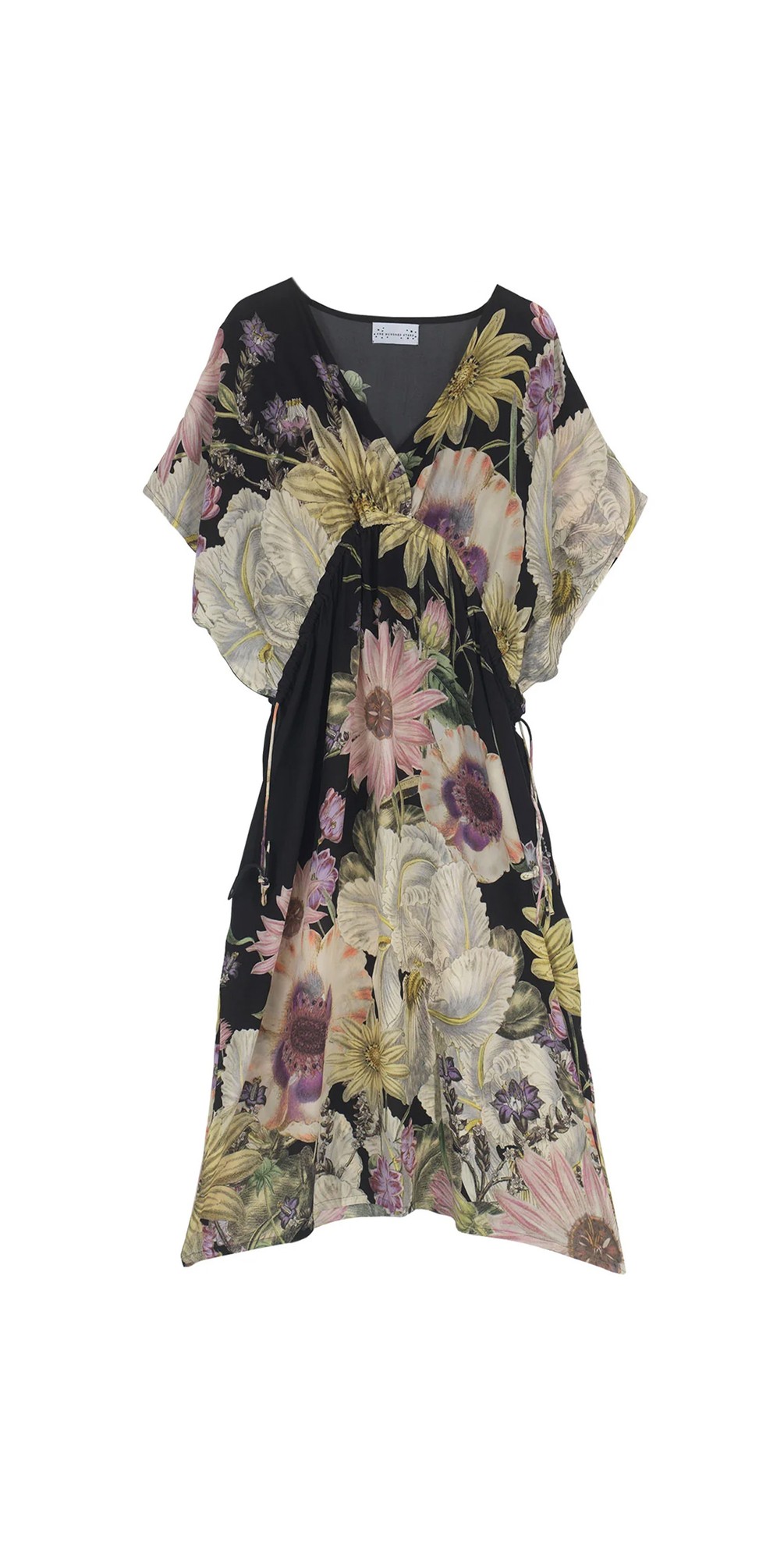 One Hundred Stars Daisy Black Cupro Viscose Blend String Dress in Daisy ...