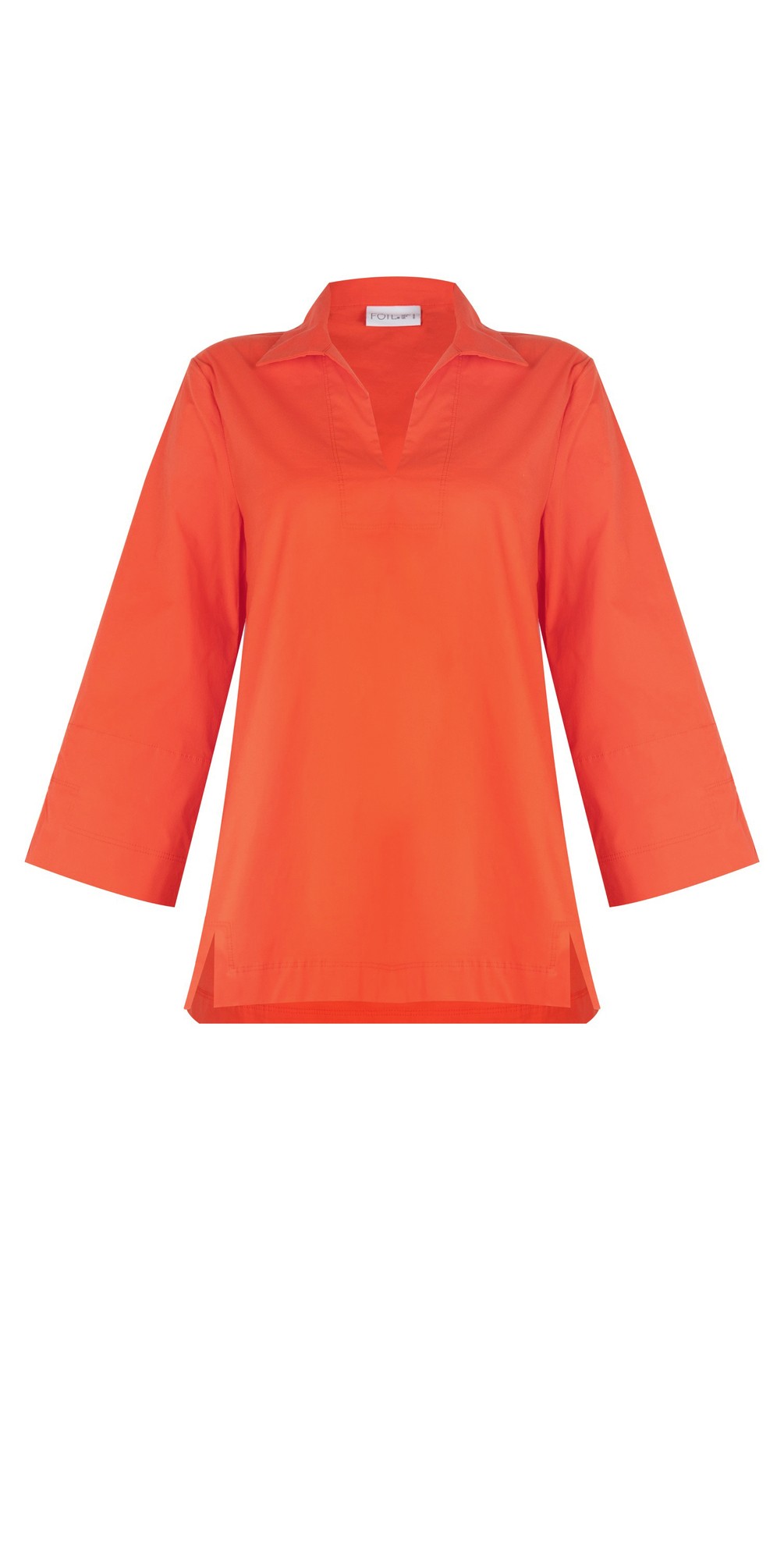 Foil Full Swing Luscious Trapeze Top in Luscious