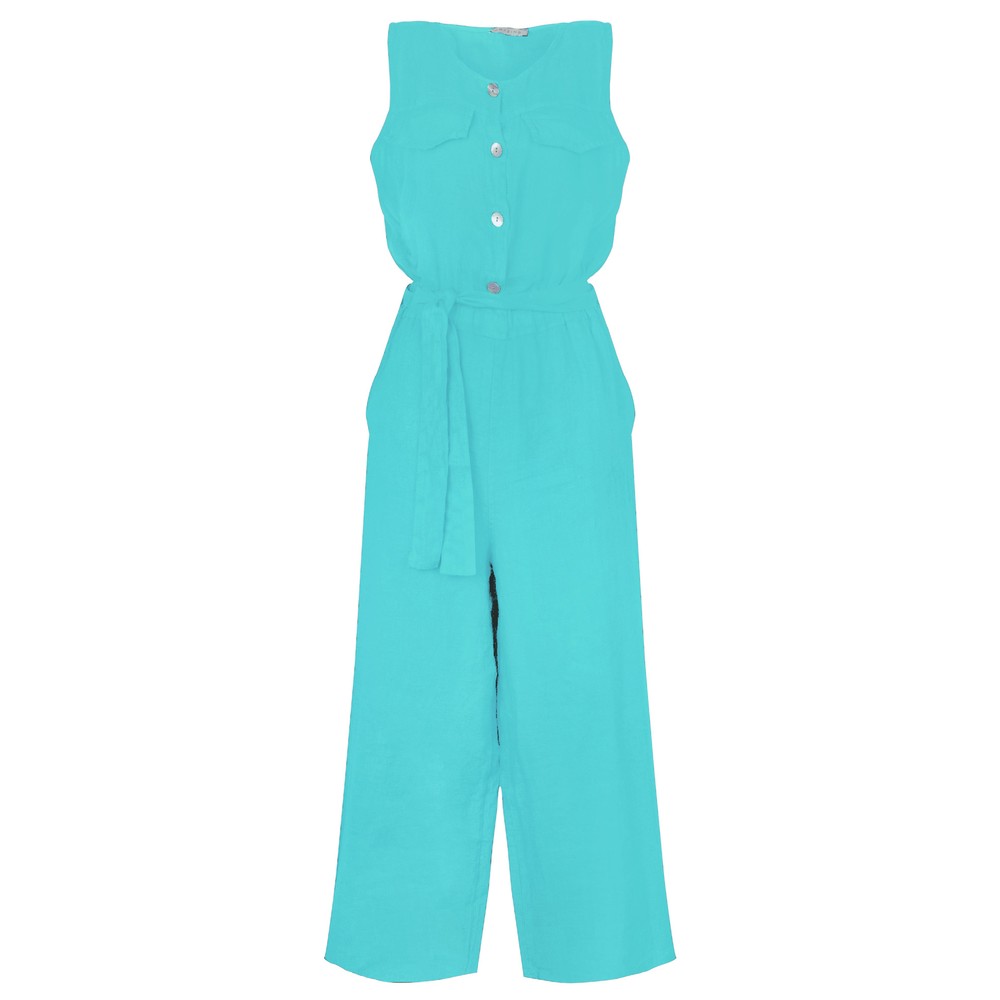 Amazing Woman Jilly Turquoise Jumpsuit in Turquoise