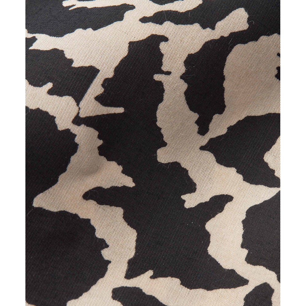 Masai Clothing MaAlong Monochrome Print Scarf in Black