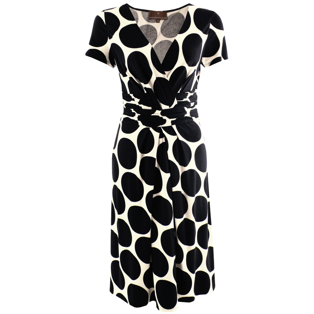 Fenn Wright Manson Giant Spot Dress in Black