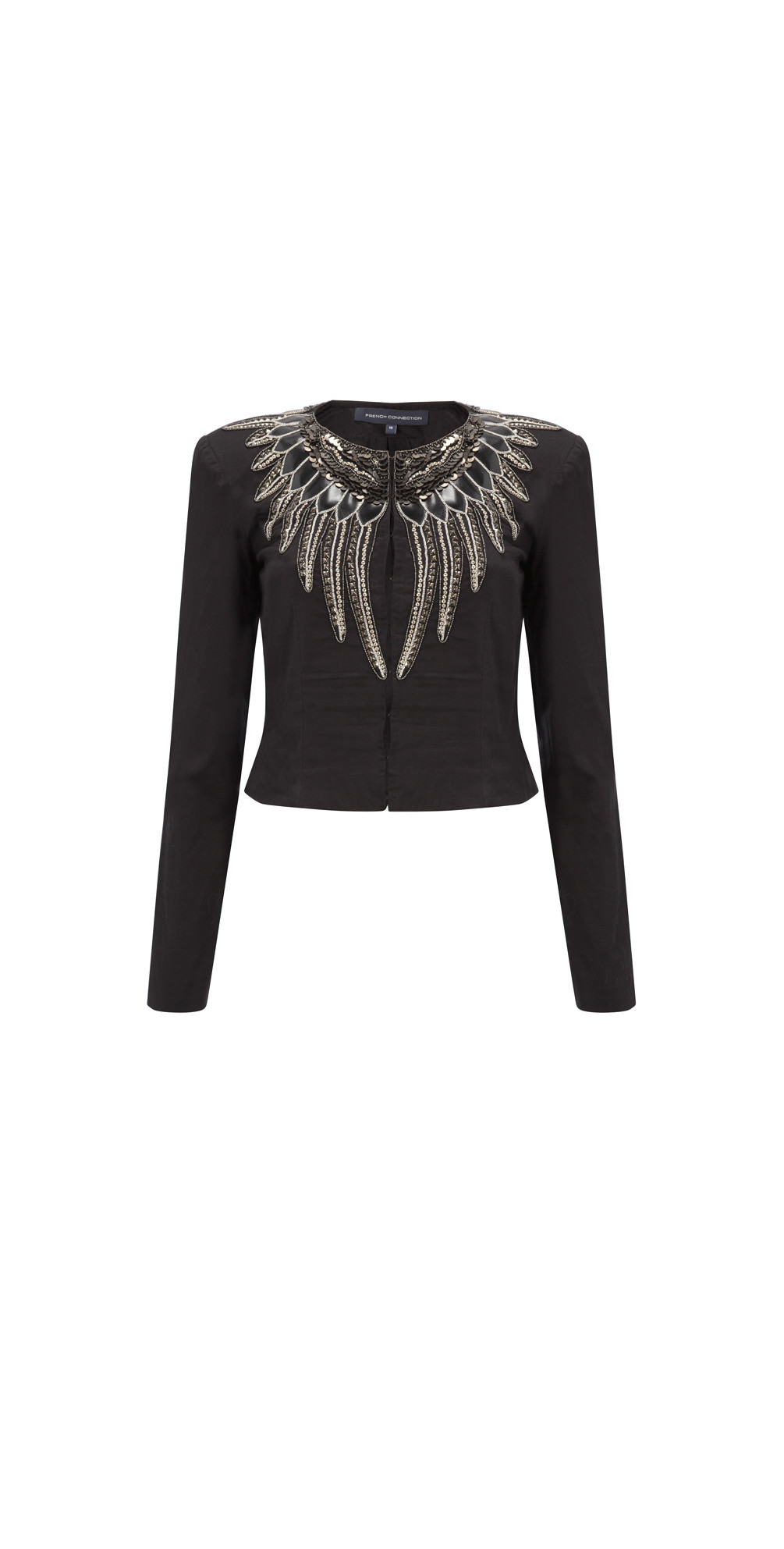 French Connection Iron Eagle Jacket in Black