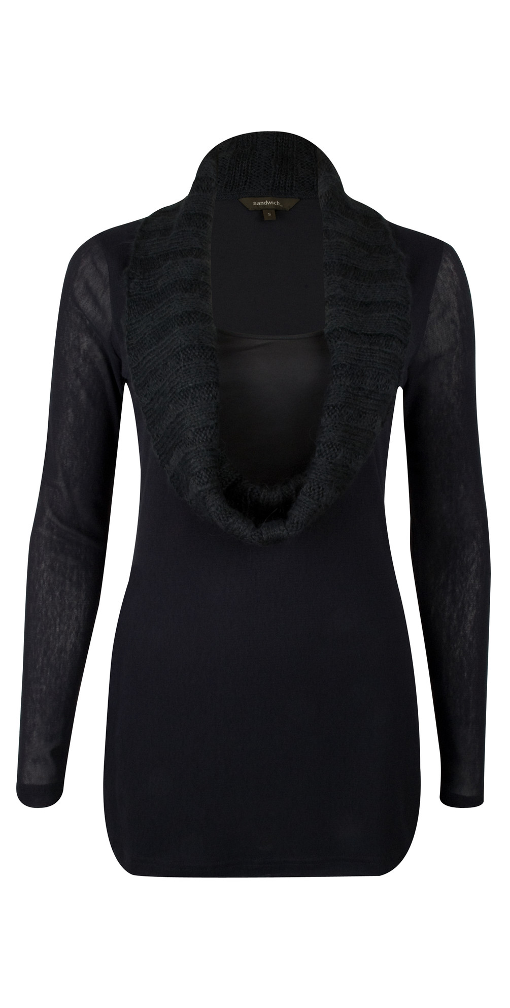 Sandwich Clothing Netting T-Shirt in Pewter