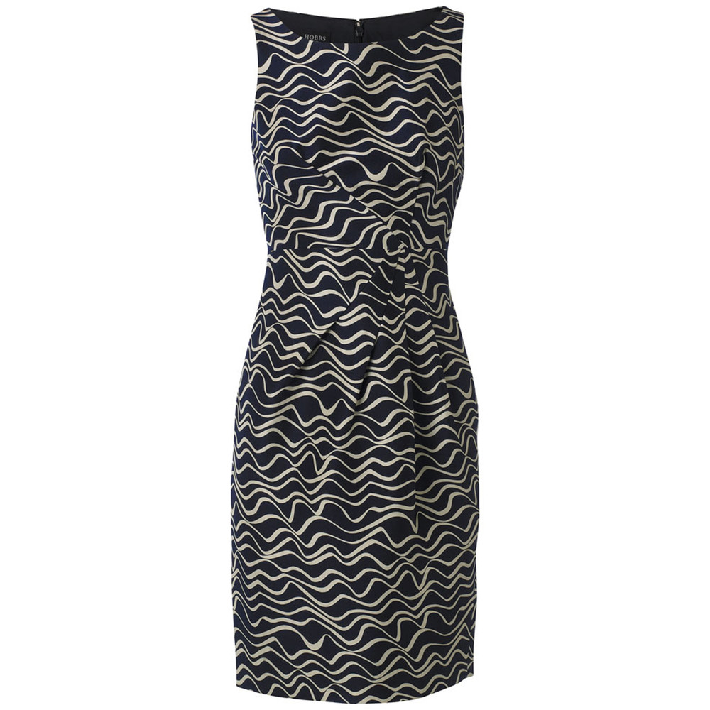 HOBBS Oceania Dress in Navy