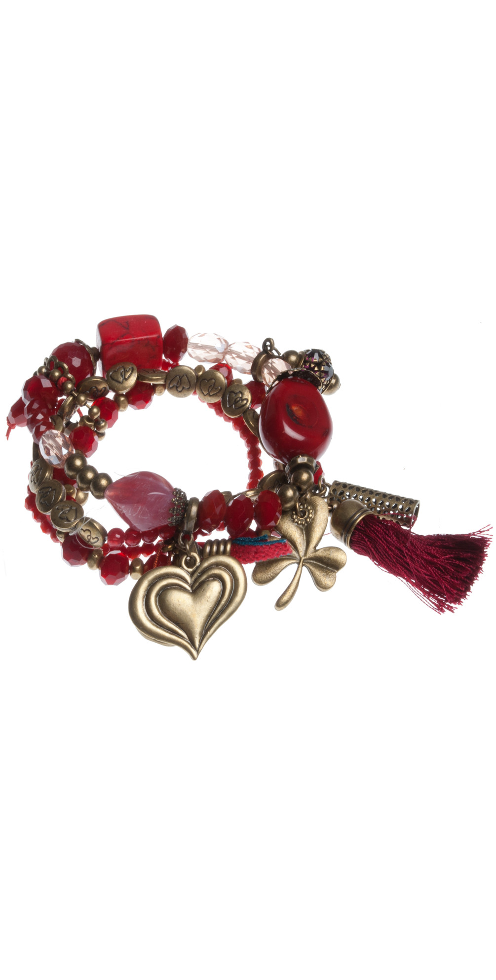 Pranella Scarlet Bracelet in Scarlet Red