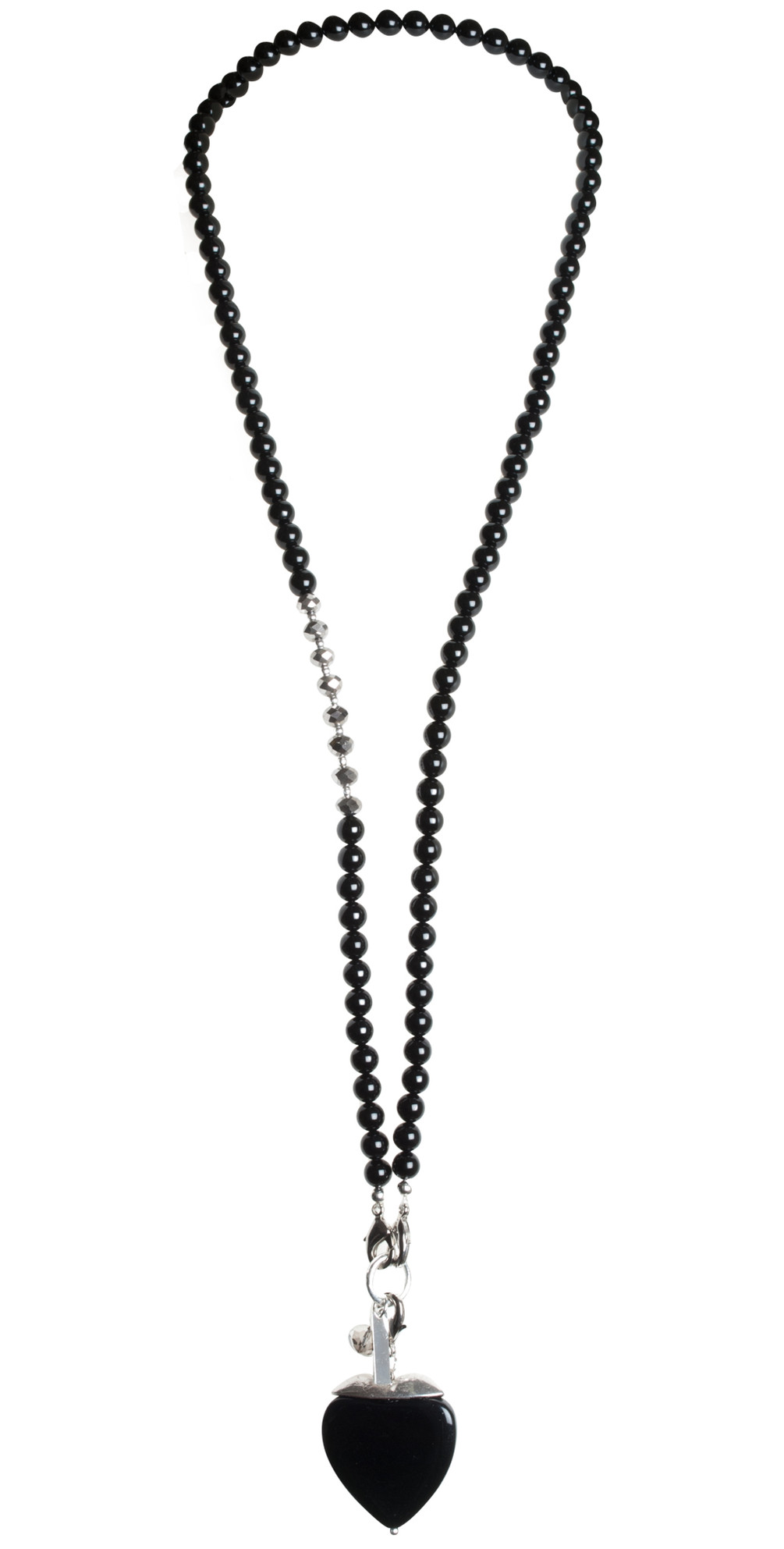 Pranella Booba Black Necklace in Black