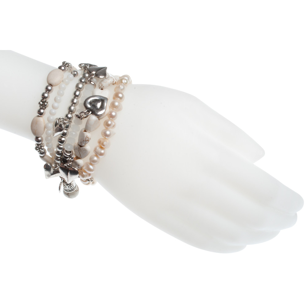 Pranella Angel Bracelet in Pearl