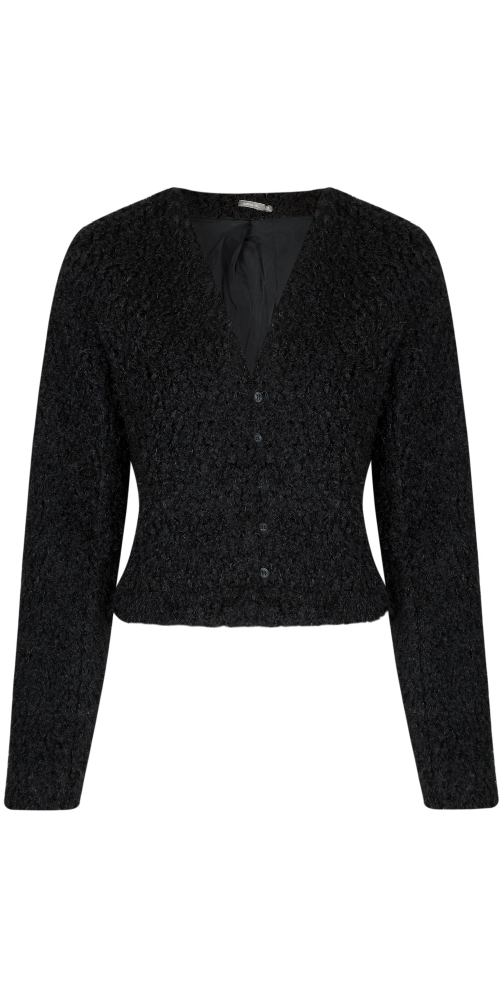 Sandwich Clothing Loop Knit Jacket in Black