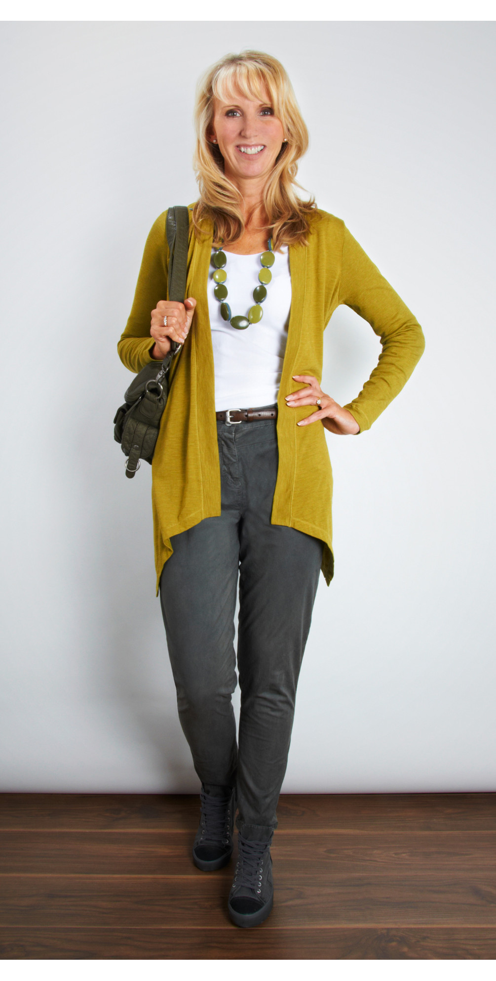 Sandwich Clothing Essentials Jersey Cardigan in Dark Berry