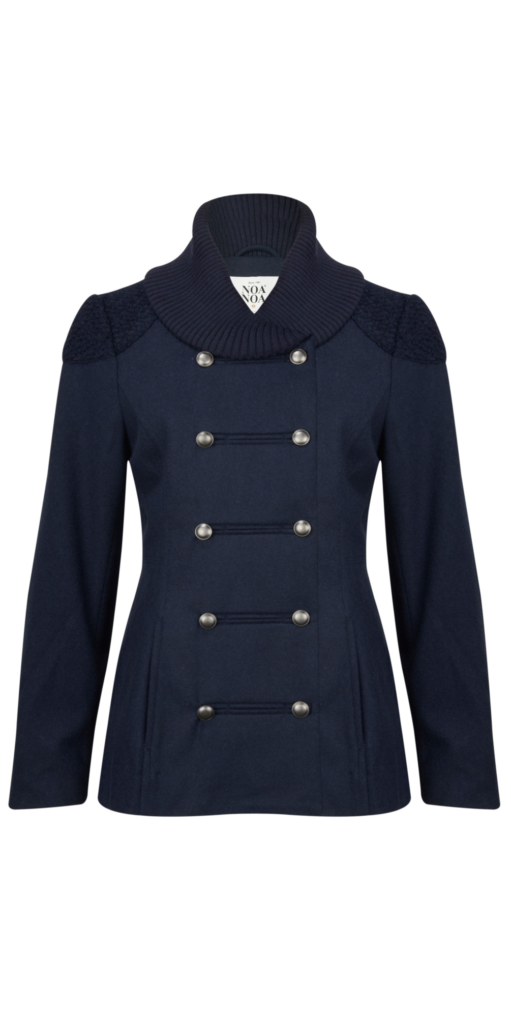 Noa Noa Military Wool Jacket in Indigo