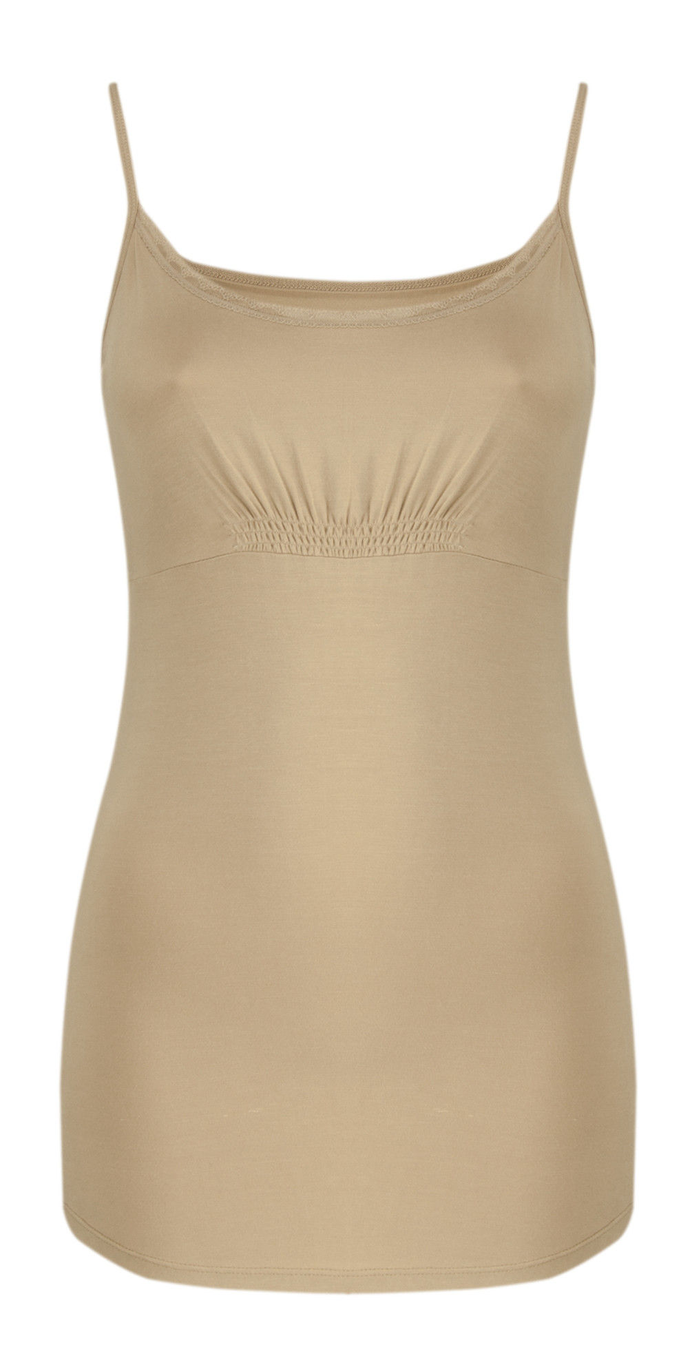 Noa Noa Lace Strap Top in Crockery