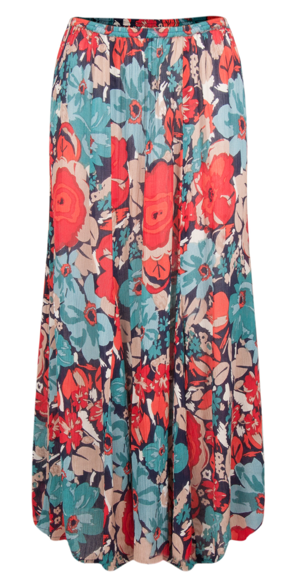 Adini Estelle Long Skirt in Blueberry