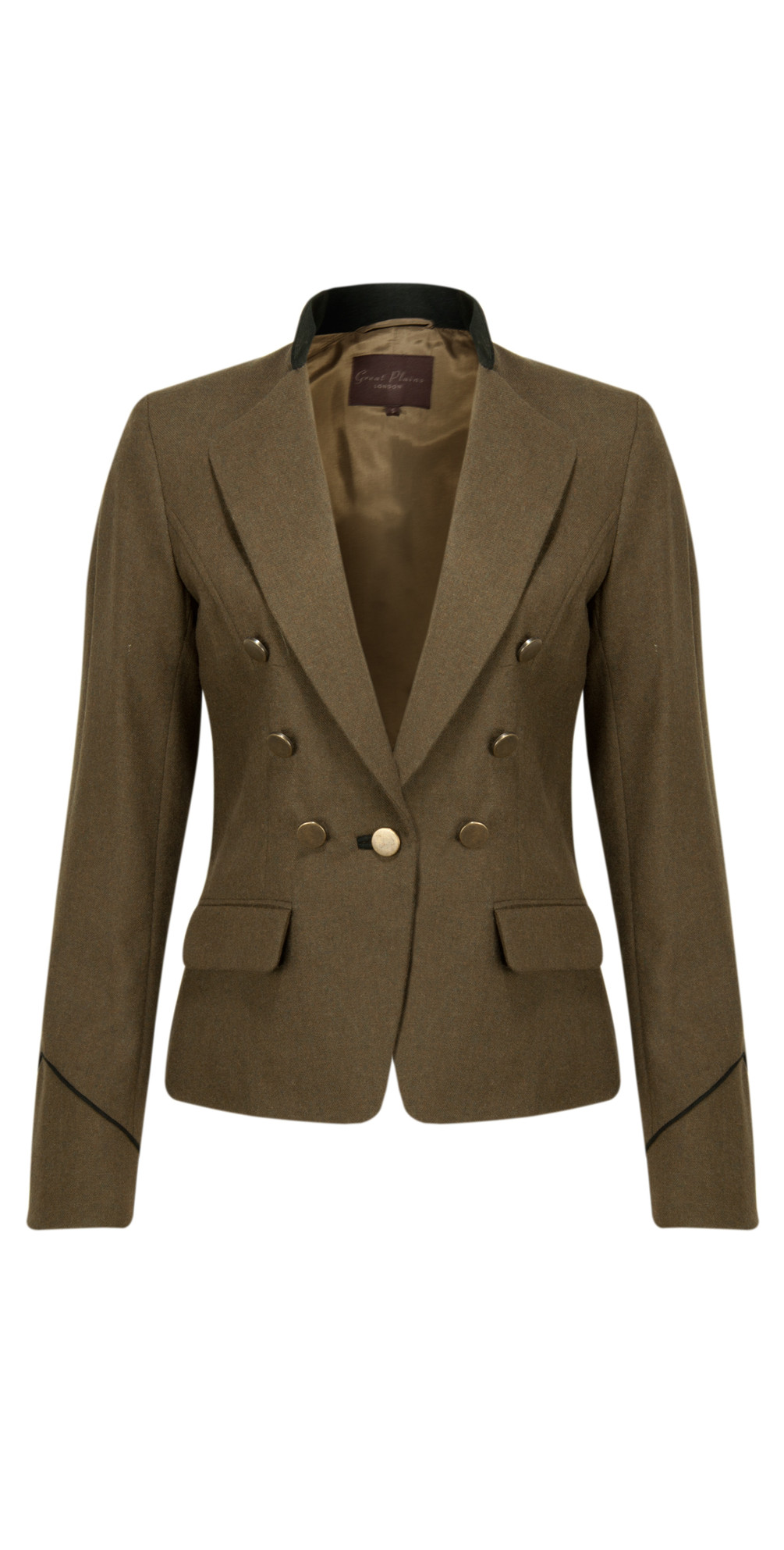 Great Plains Coco Flannel Military Jacket in Tobermory