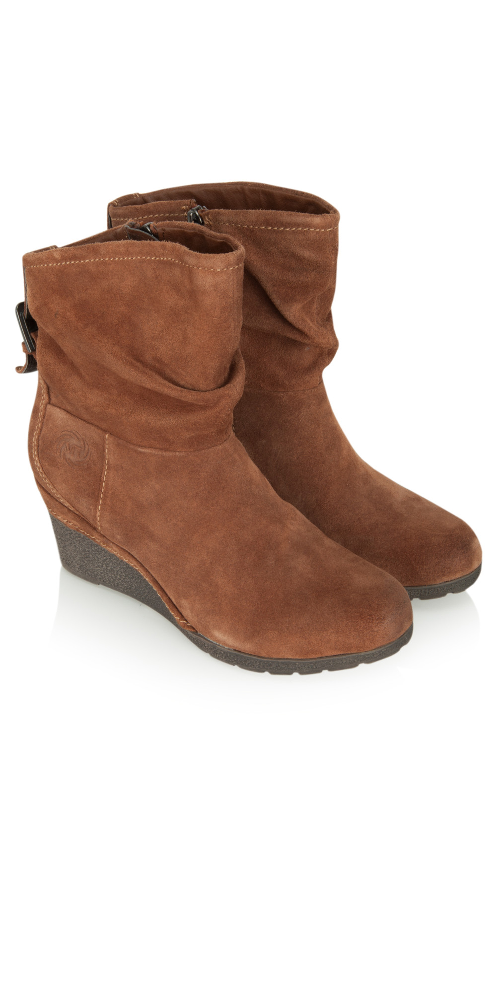 Marco Tozzi Wedge Calf Boot in Muscat