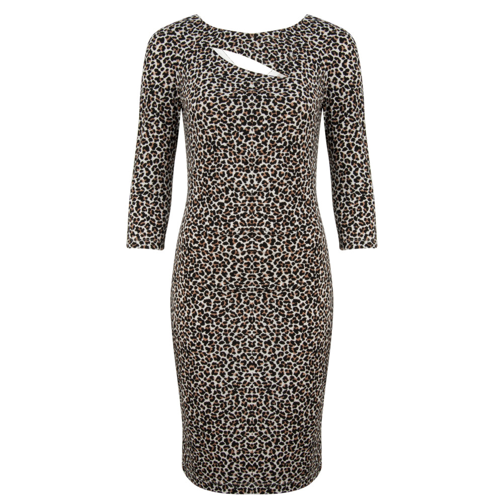 Fenn Wright Manson Fiona Animal Jersey Dress in Multi