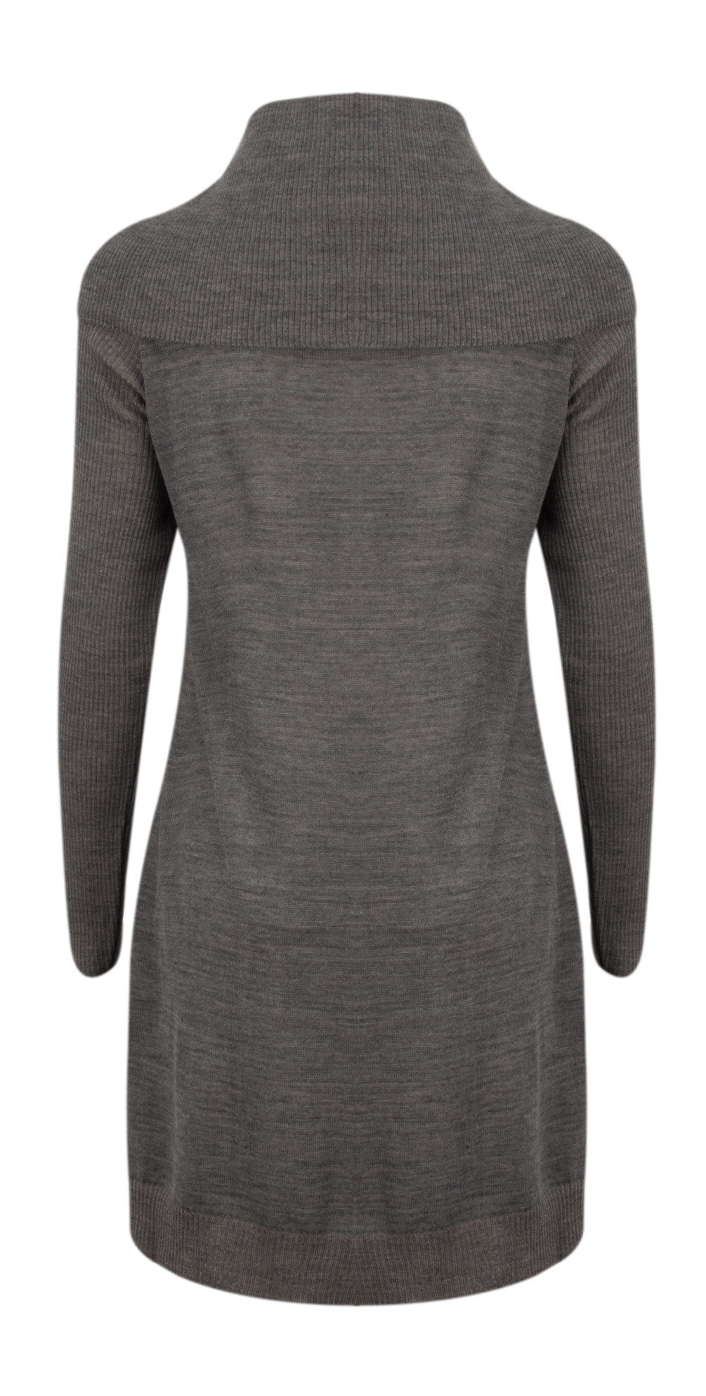 Lauren Vidal Elba Knit Crossover Tunic in Taupe