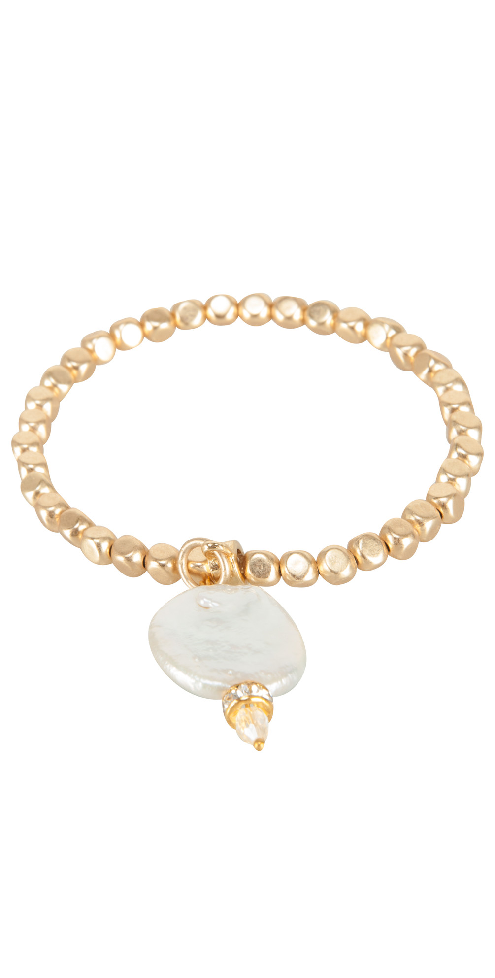 Pranella Matilda Pearl Bracelet in Gold